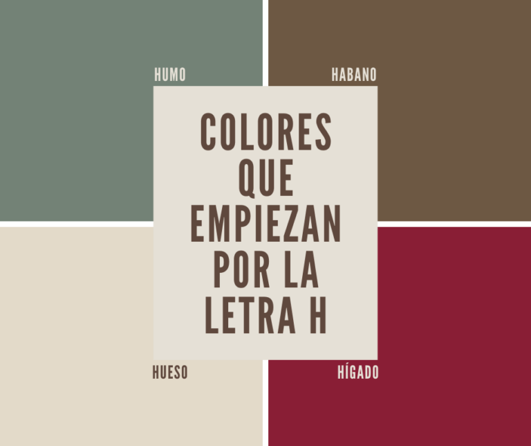 Colores con H: tonalidades y nombres - Tus Apuntes Bonitos