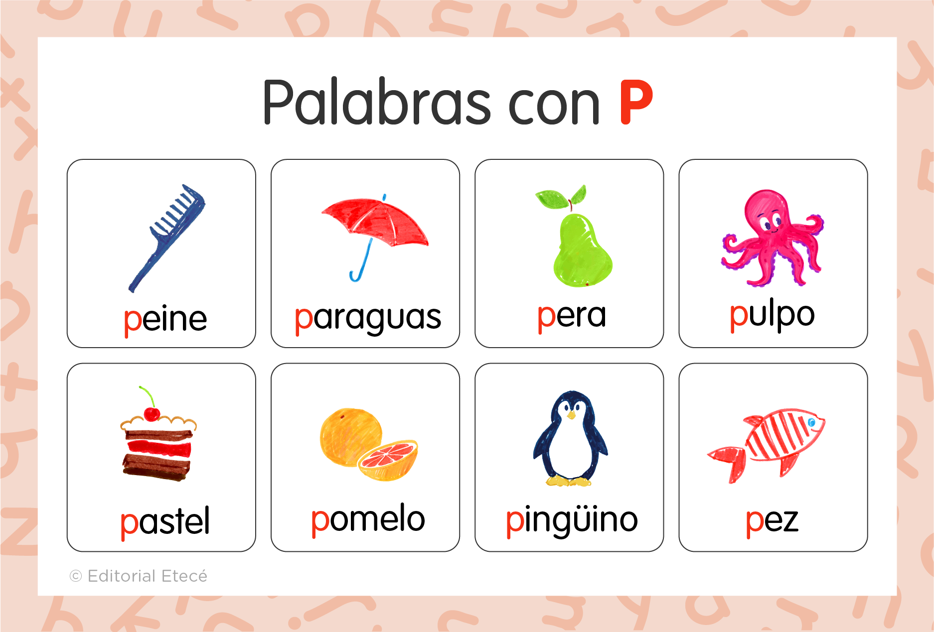 Objetos que empiezan con P: Lista definitiva con imágenes - Tus Apuntes ...