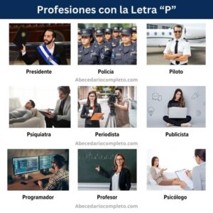 Explora las profesiones con la letra P - Tus Apuntes Bonitos